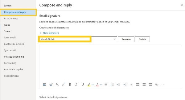 How Do I Make My Signature Automatic In Outlook 