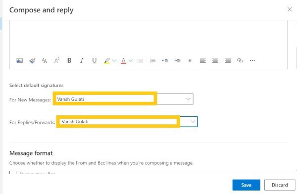 How Do I Make My Signature Automatic In Outlook 