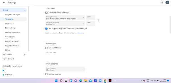 How To Change Time Zone In Gmail