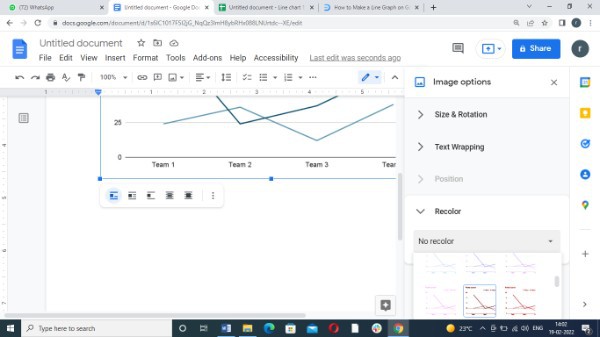 How To Make A Line Graph On Google Docs